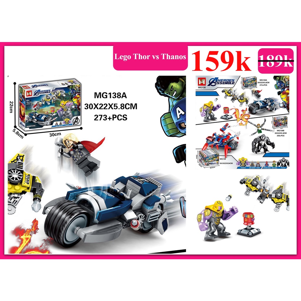 Superhero MARVEL Assembly Toys, Spider Man, Spider Man, spiderman, thor ...