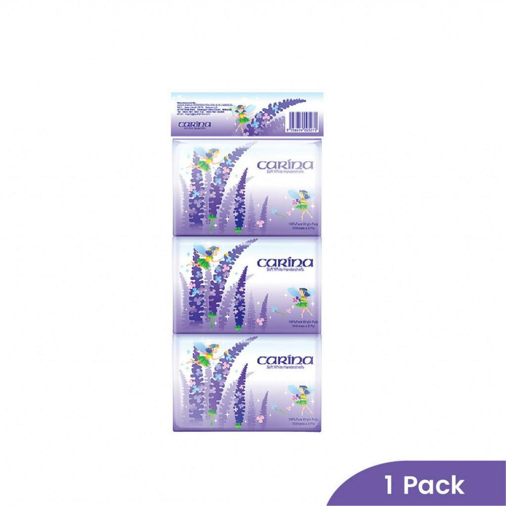 Carina Wallet Tissue ( 6 packets x 10 sheets x 3 ply) x 1 pack | Shopee ...
