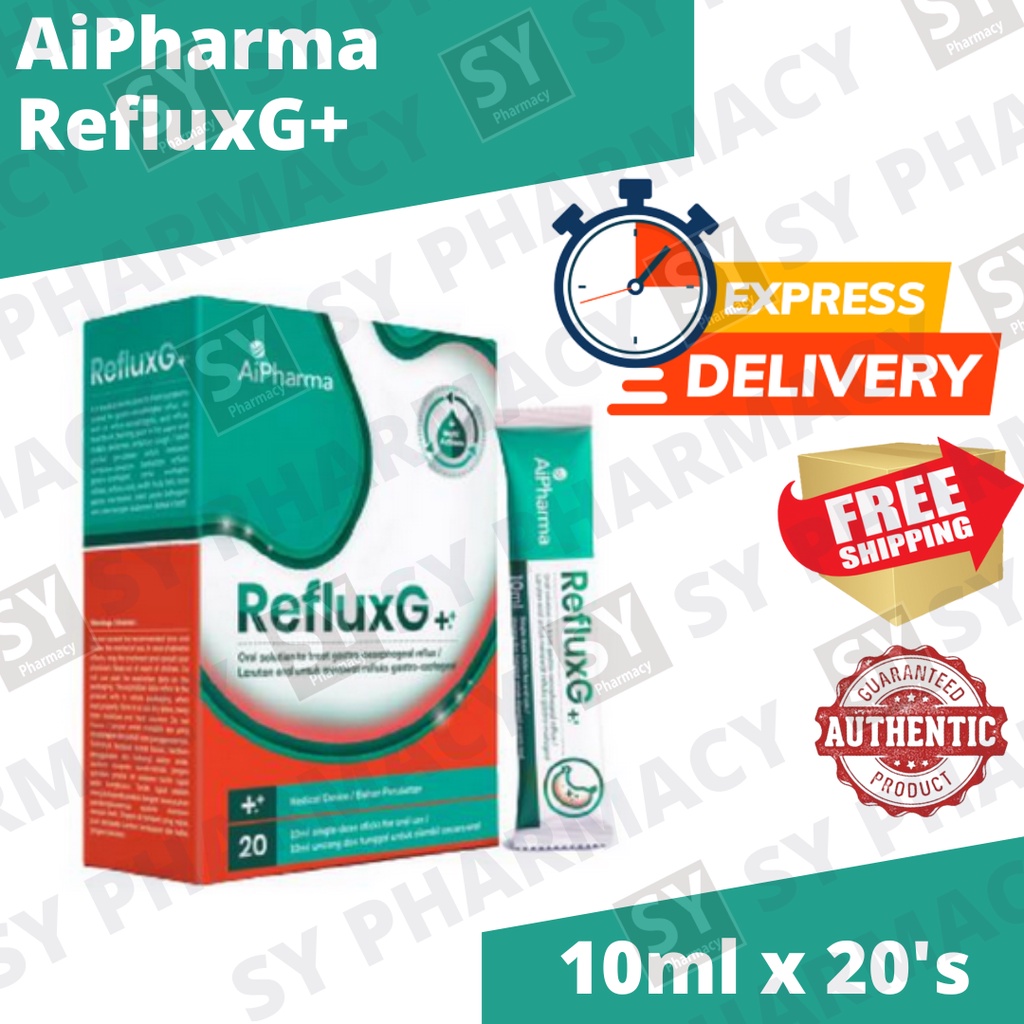 AiPharma RefluxG+ Multi Action Sachet 10ml x 20's (Exp: 05/2027 ...
