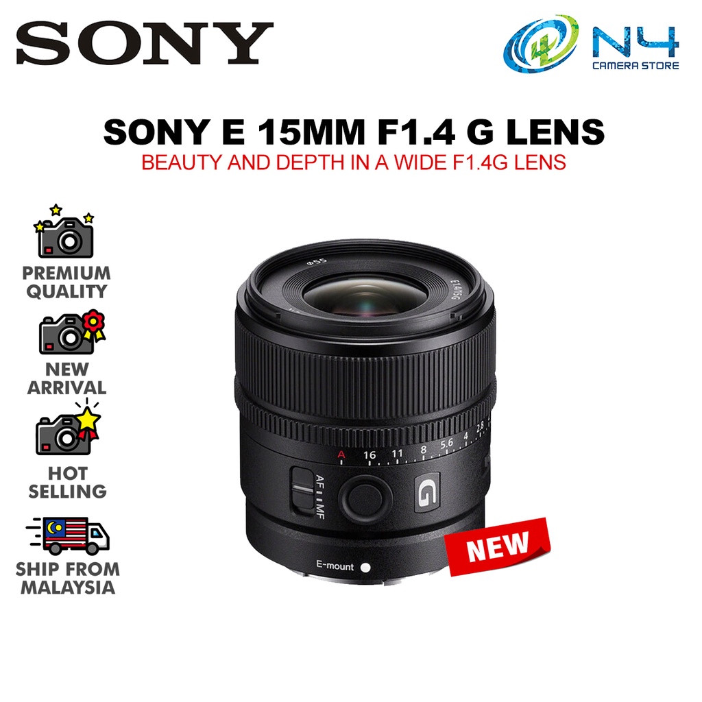 Sony Lens 15mm F1.4G (SEL15F14G) ( 1+1 Year Sony Malaysia Warranty ...