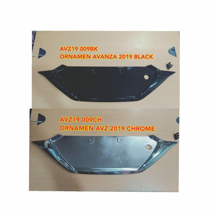 Rear trunk number plate holder for toyota all new avanza / xenia 2019 ...