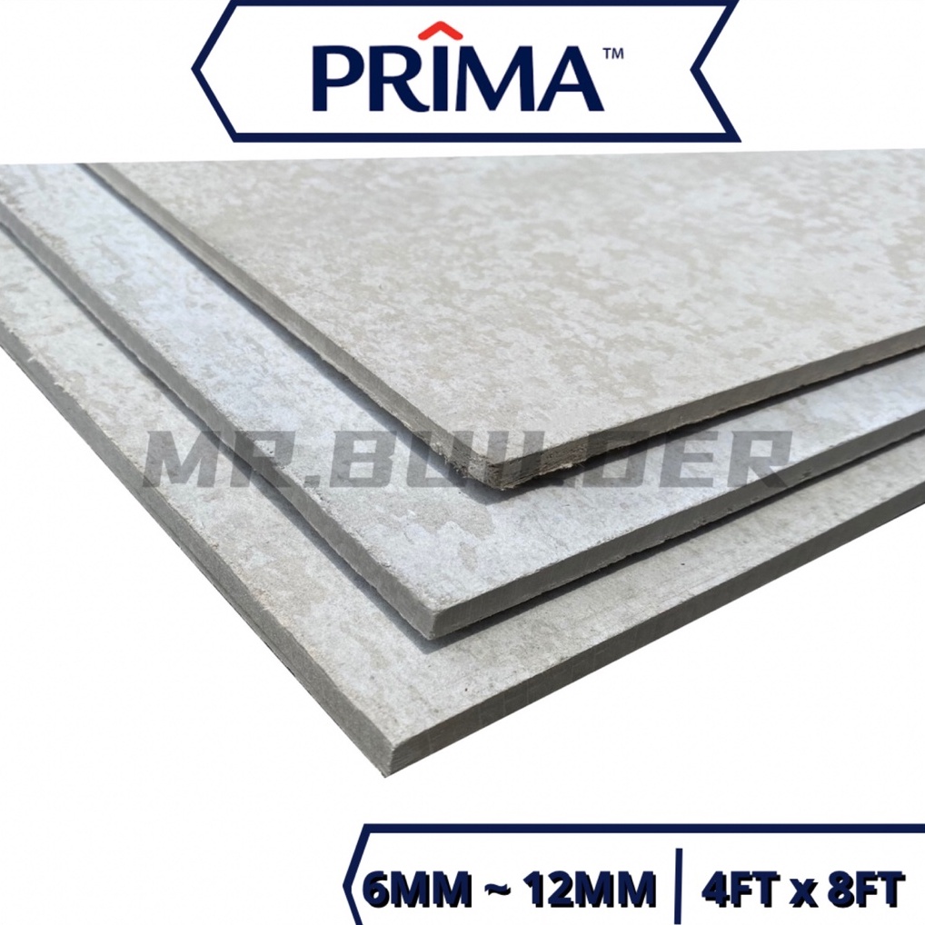 PRIMA Flex Fibre Cement Board 6MM 9MM 12MM 4ft x 8ft Papan Cement Water ...