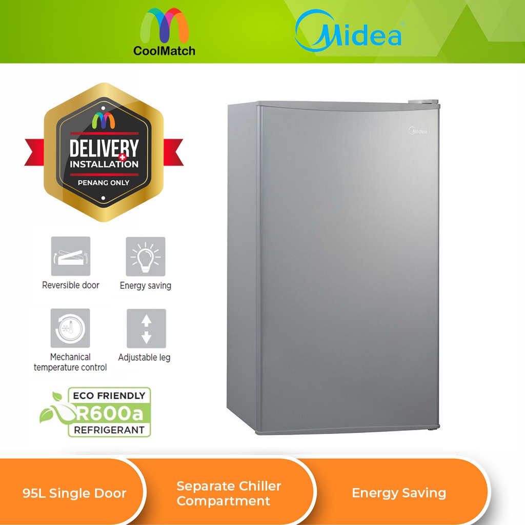 MIDEA 95L SINGLE DOOR FRIDGE / REFRIGERATOR - MS-93 | Shopee Malaysia
