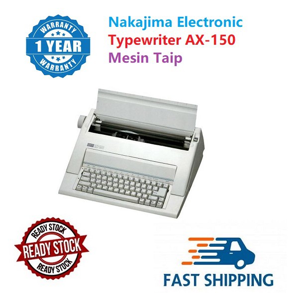 (NEW READY STOCK) Electronic Typewriter Nakajima AX150 AX-150 ...