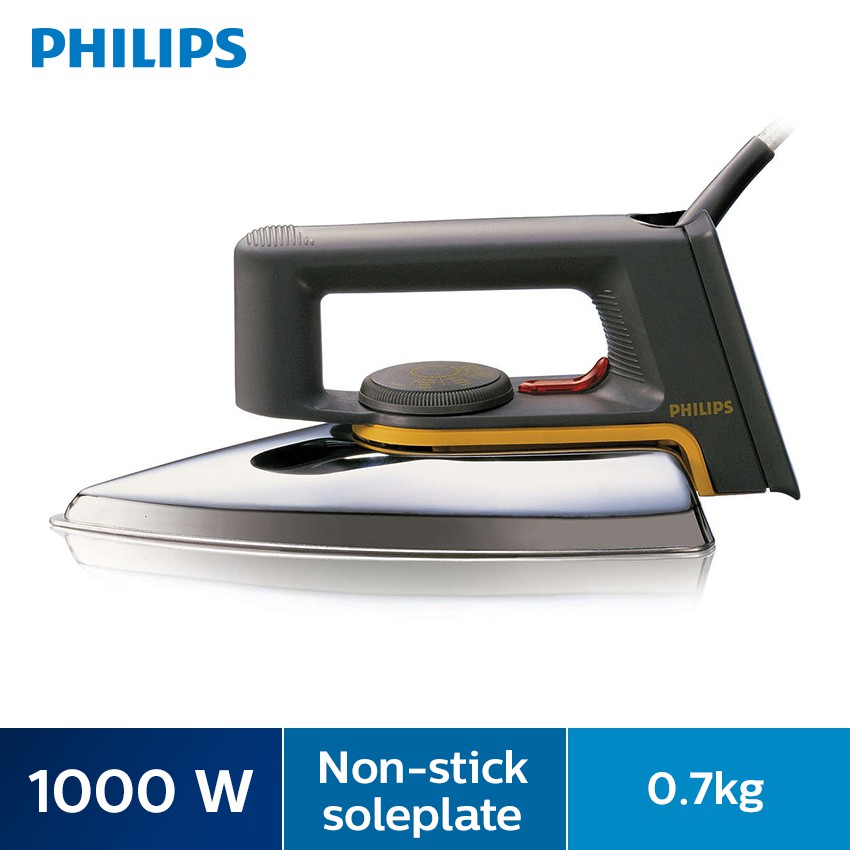 Philips Classic Dry Iron (1000W) HD1172 ( HD1172/01 ) | Shopee Malaysia