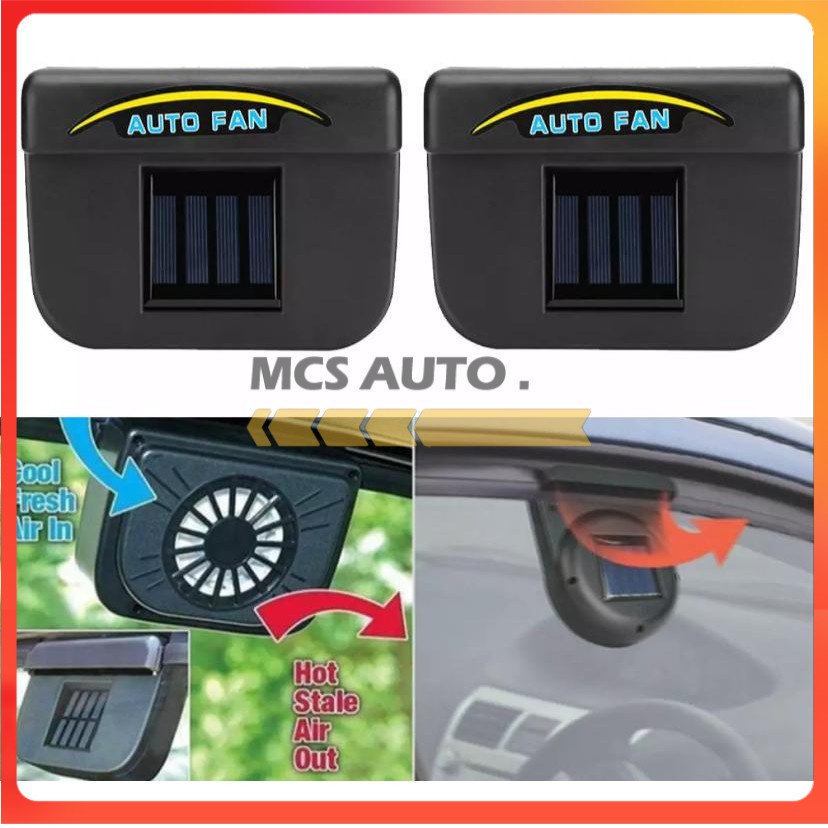 NEW SOLAR SUN POWER CAR WINDOW AUTO AIR VENT SYSTEM COOLER ENERGY ...