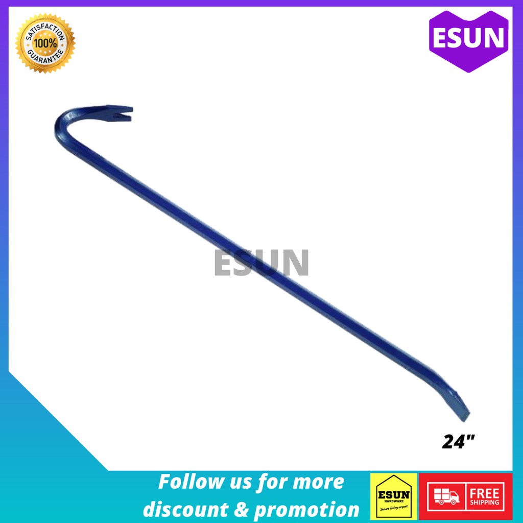 Besi Bar Perengkuh Steel Wrecking Bar-Bend Heavy Duty Forged High ...