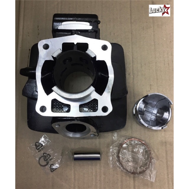 YAMAHA RXZ Y1 RACING 58MM CYLINDER RACING BLOCK SET BLOK WITH PISTON ...
