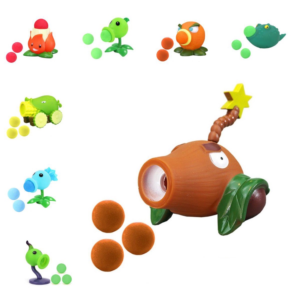 Fun And Colorful Shooting Game Plants Vs Zombies Pea Shooter Toy All ...