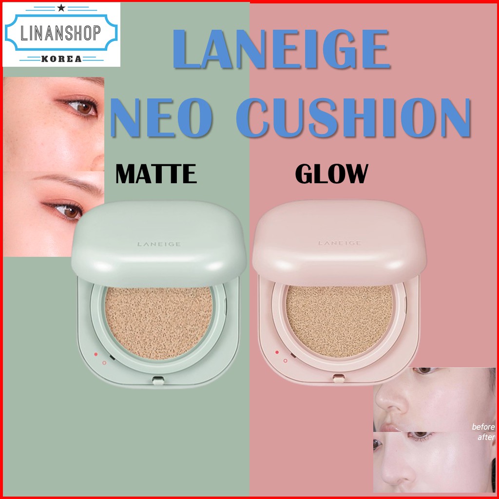 KOREA LANEIGE Neo Cushion 15g Matt / Glow (Cushion pact, foundation ...