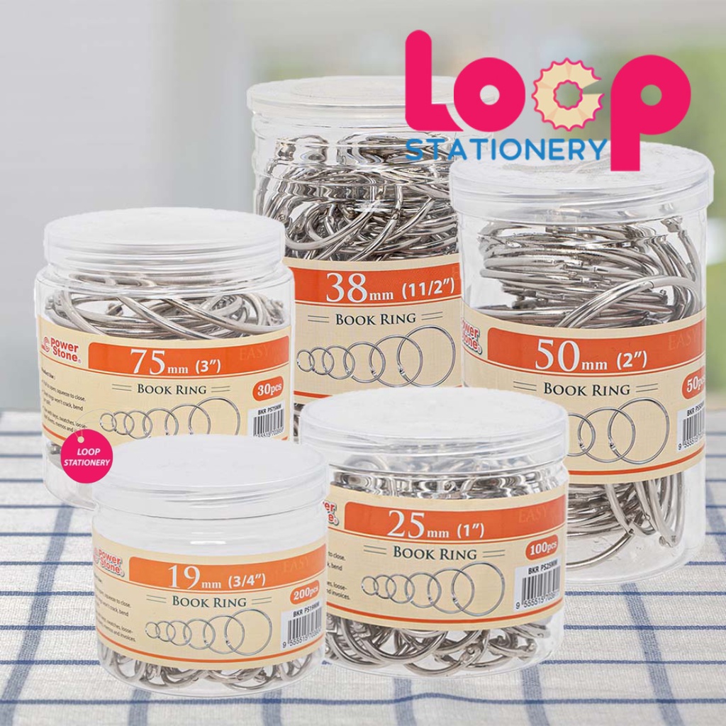 10pcs x Book Ring Card Ring 19mm/25mm/32mm/50mm/72mm | Shopee Malaysia