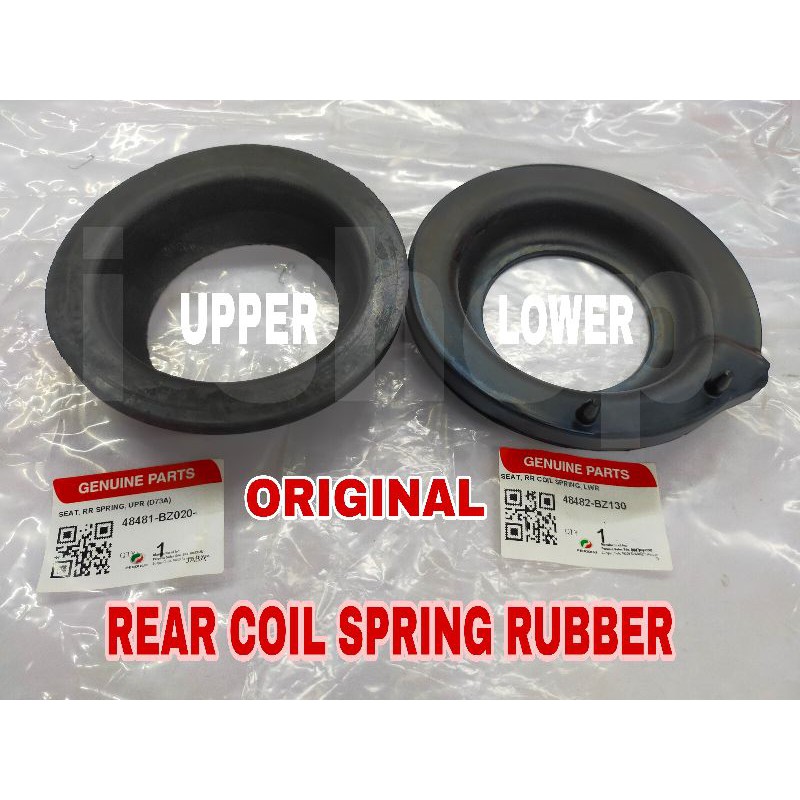 REAR COIL SPRING RUBBER (ORIGINAL) PERODUA MYVI 1.3 1.5 NEW D20N G3 ...
