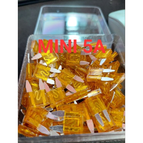 Small 5A mini fuse for car motorbike (unit price) | Shopee Malaysia