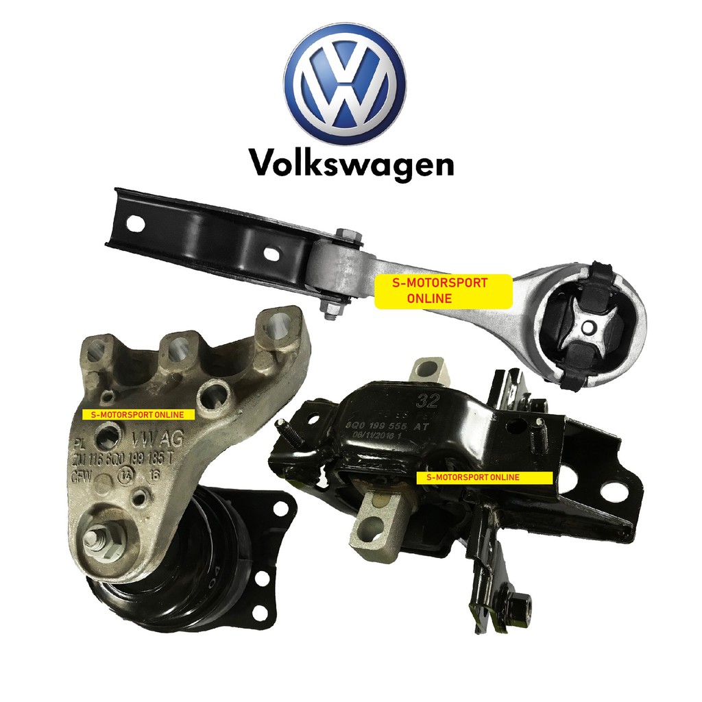 ( OEM ) Volkswagen Engine Mounting Set , Volkswagen Vento Polo Sedan 1. ...