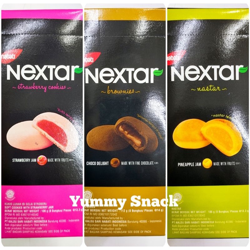 Nabati Nextar Brownies Chocolate / Strawberry / Pineapple Nanas Jem ...