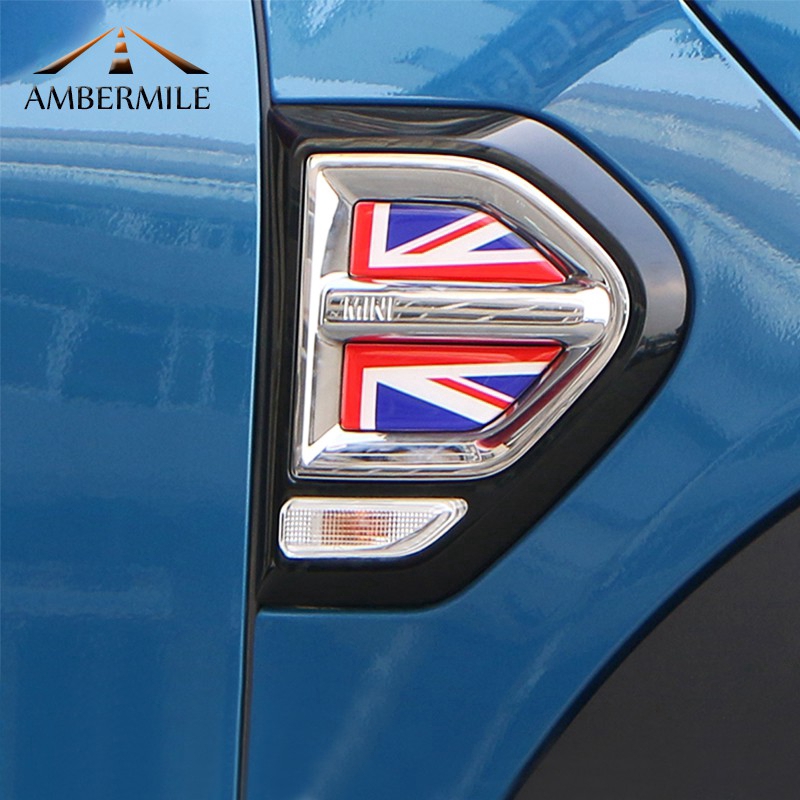 Car Side Plate Fender Stickers Covers Decoration for Mini Cooper ...