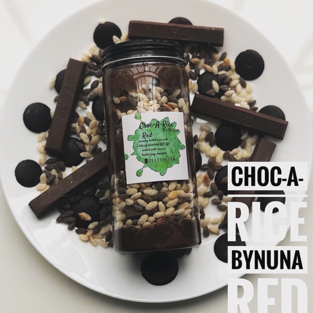 CHOCO JAR Choc-A-Rice ByNuna RED📍Bubble rice rangup 📍 Coklat leleh ...