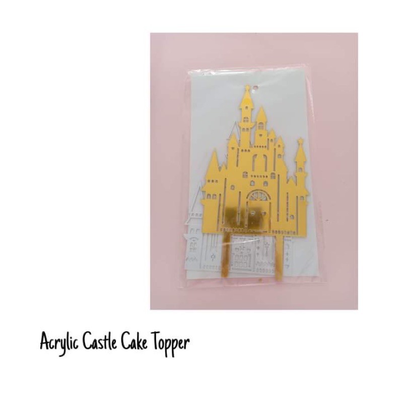 Acrylic Castle Cake Topper | Shopee Malaysia