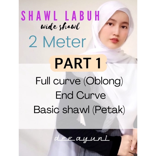 (PART 1) LONG SHAWL 2 METER | Shopee Malaysia