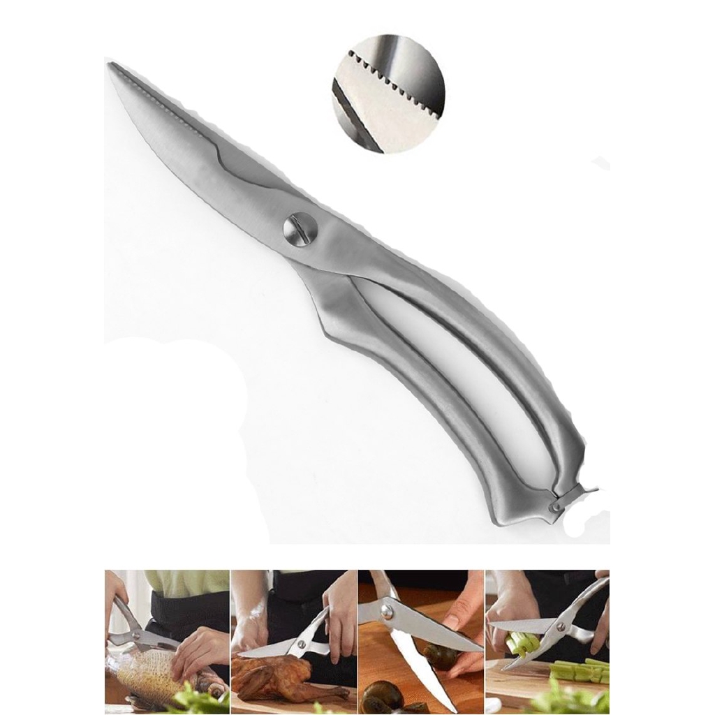 Cutter Cook Tool shear Fish Duck cut Poultry Chicken Bone steel scissor ...