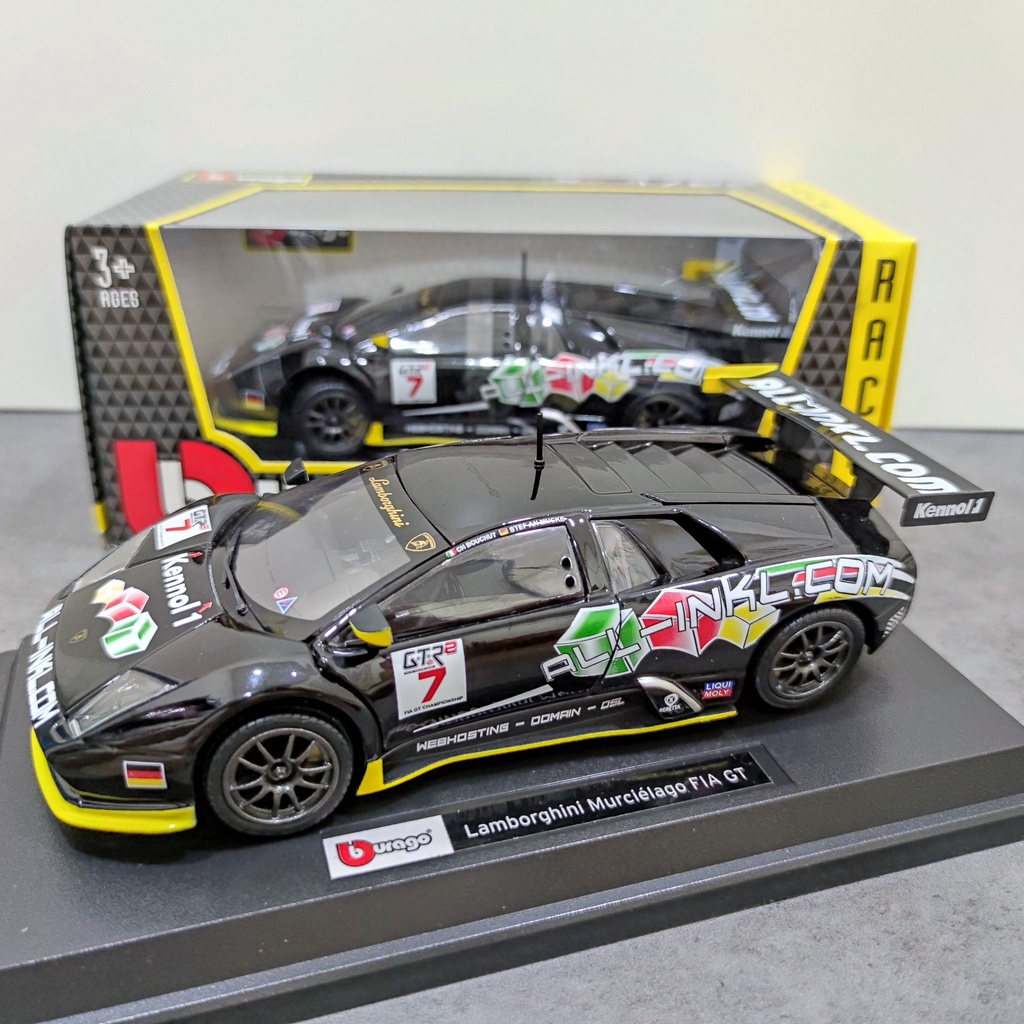Lamborghini Murcielago FIA GT Bburago 1:24 Die-Cast Model Car ...