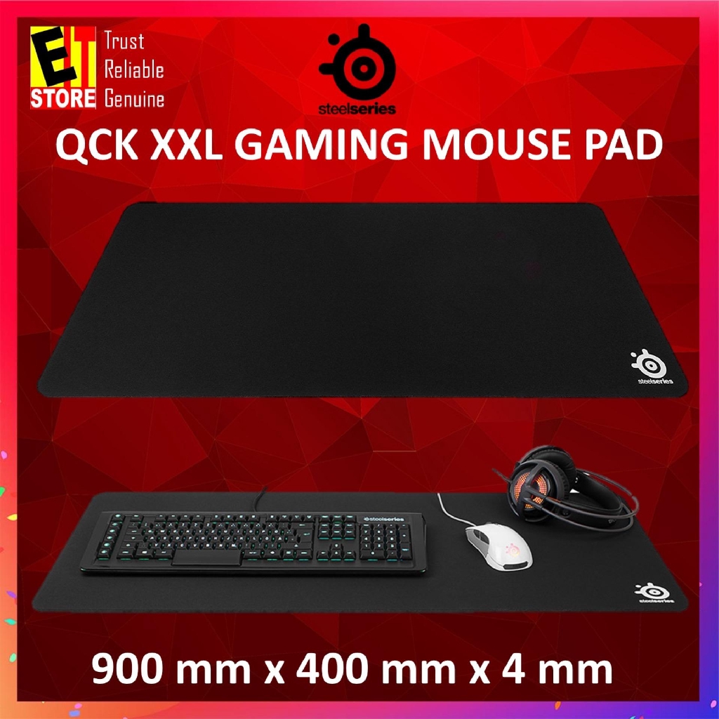 STEELSERIES QCK XXL GAMING MOUSE PAD 67500 900x400x4mm | Shopee Malaysia