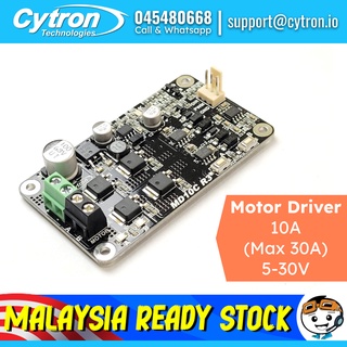 Cytron Motor Driver 10A (Max 30A) 5-30V for Automation Robotic 3.3 ...