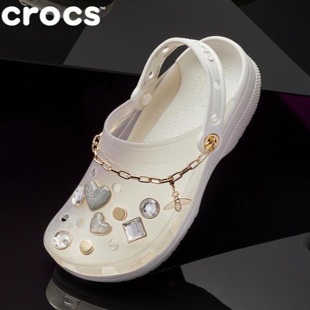 Crocs Diamond Translucent clog Original | Shopee Malaysia