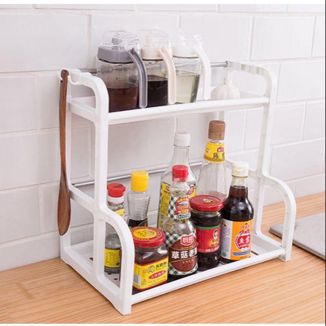 01739, Kitchen Rack, 2 Layer Rack, Rack Dapur, Rak Buku, Rak | Shopee ...