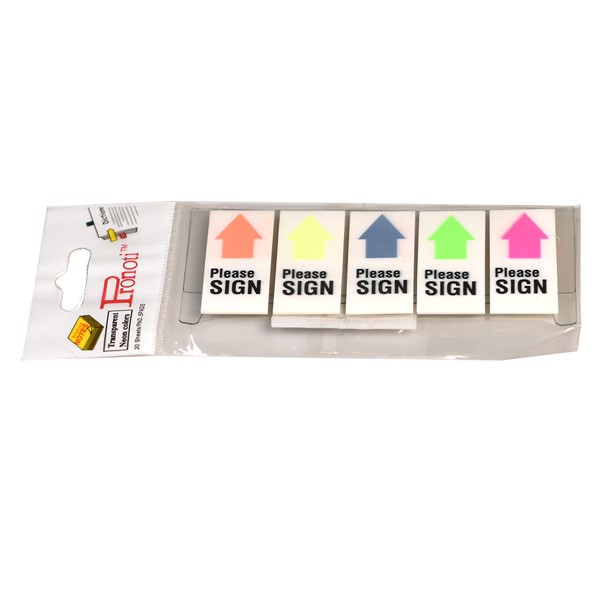 Plastic Paging Paper Arrow PLEASE SIGN | Shopee Malaysia
