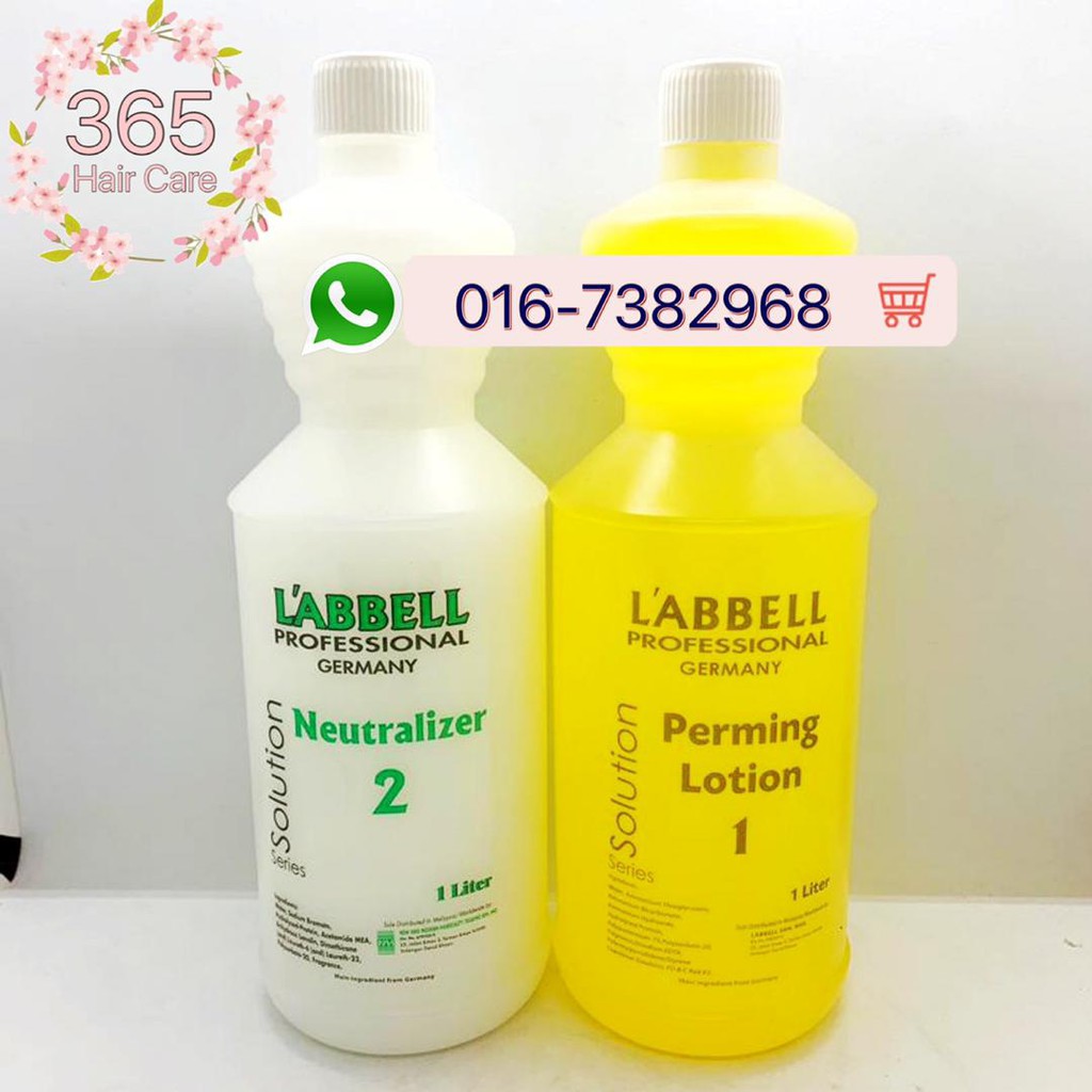 Labbell Professional Perming Lotion 1L/ Neutralizer 1L | Shopee Malaysia