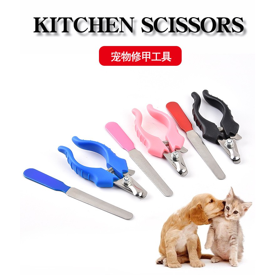 Pets Trimmer Set Pet Dog Animal Claws Scissor Cut Stainless Steel Nail ...