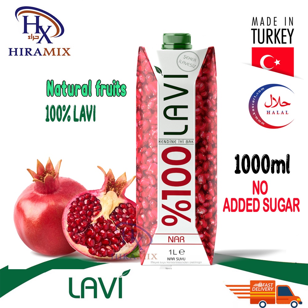 Juice Fruit Lavi 100% Natural Assorted Flavours, Pomegranate Juice ...