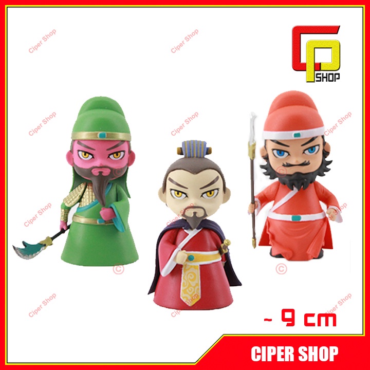 Liu Bei Model - Guan Yu - Truong Phi Chibi - Three Kingdoms Model ...