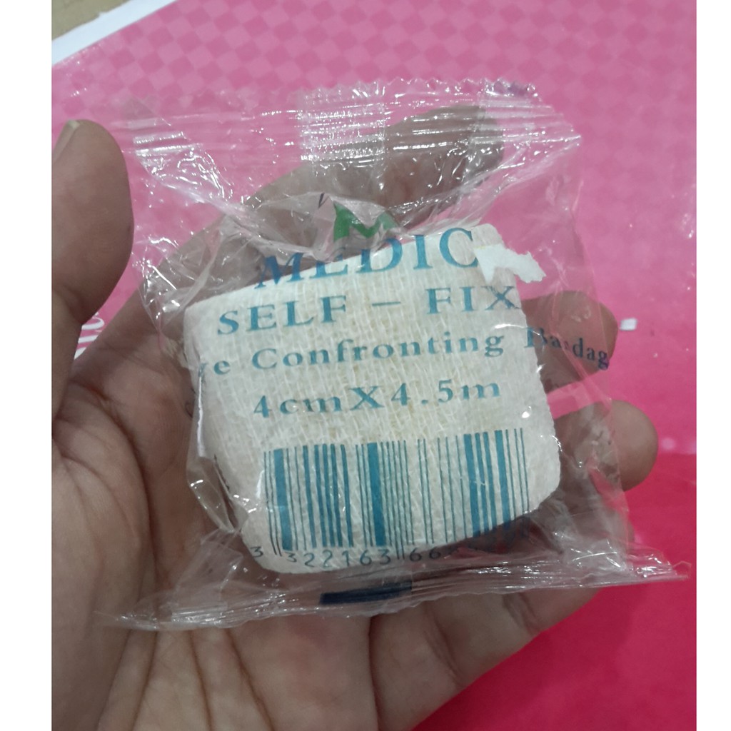 MEDIC SELF-FIX COHESIVE CONFRONTING BANDAGE 4CMX4.5M | Shopee Malaysia