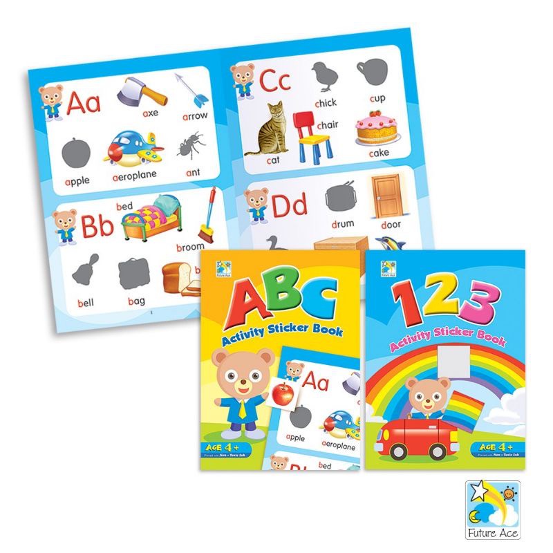Future Ace Children Learning Fun Sticker Books | Shopee Malaysia
