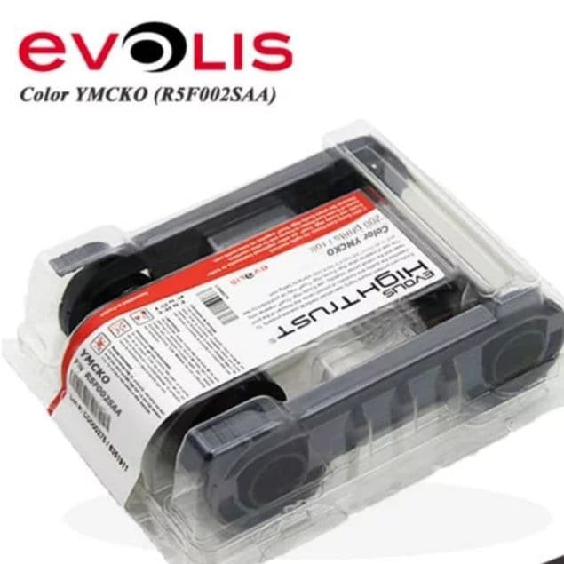 Evolis Original R5F002SAA YMCKO color ribbon for Zenius and Primacy ...