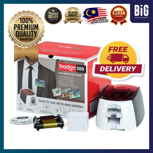 【READY STOCK】BADGY 200 ID CARD PRINTER | Shopee Malaysia