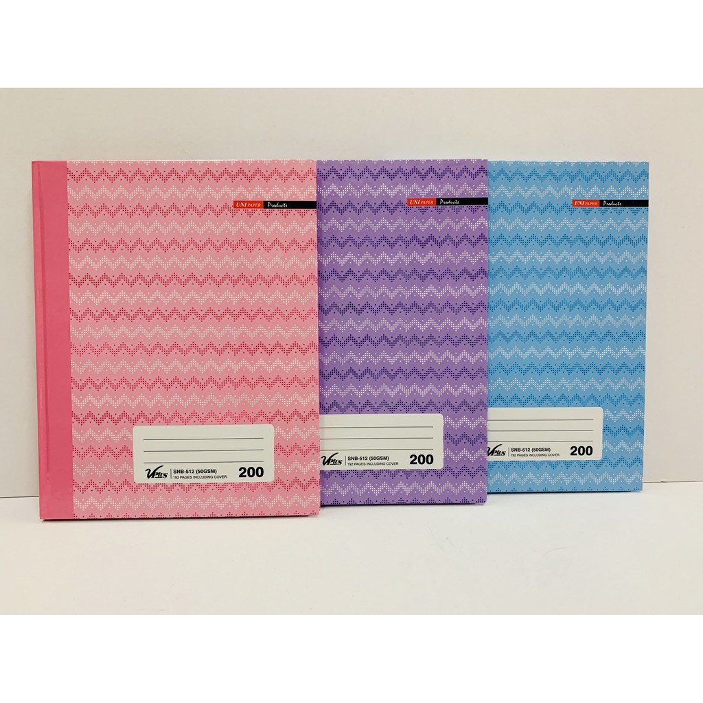HARD COVER EXERCISE BOOK/SQUARE BOOK 120PG/200PG/300PG/400PG | Shopee ...