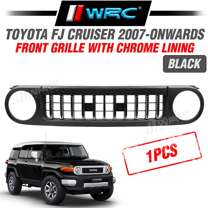 Toyota FJ Cruiser 2007 - Onwards Front Grille With Chrome Lining ...