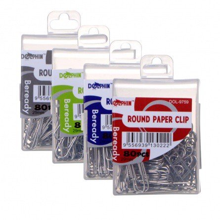 ROUND SHAPE PAPER CLIP - 29MM (80'S) | Shopee Malaysia