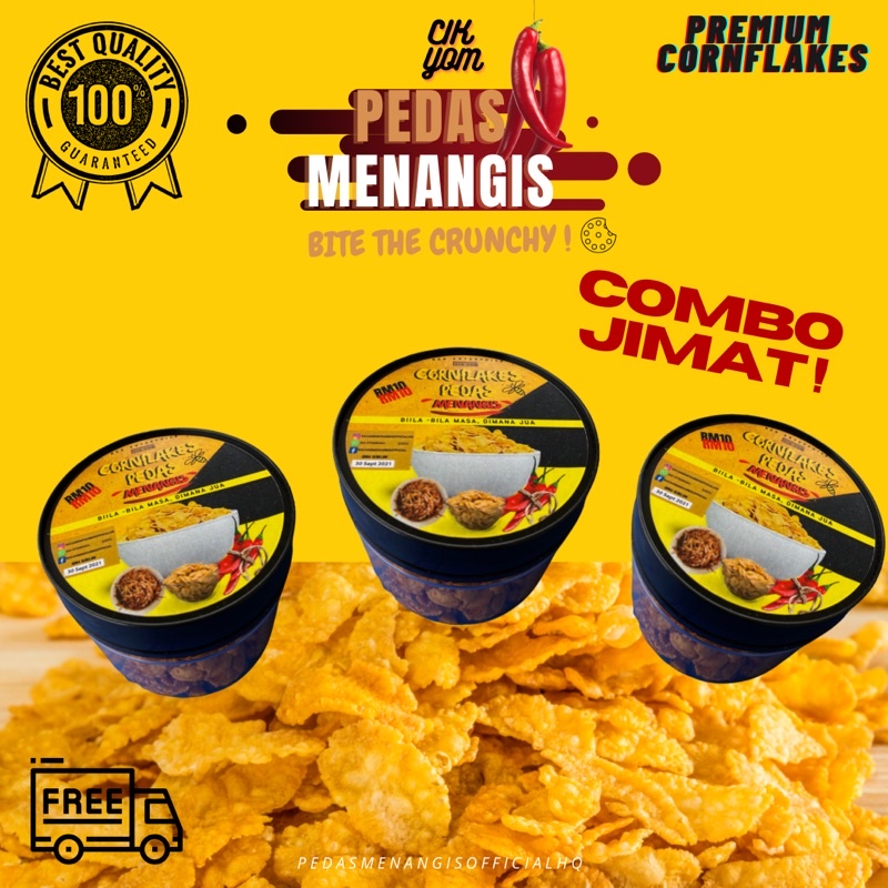 Cornflakes pedas sira combo jimat 🌶🔥 | Shopee Malaysia