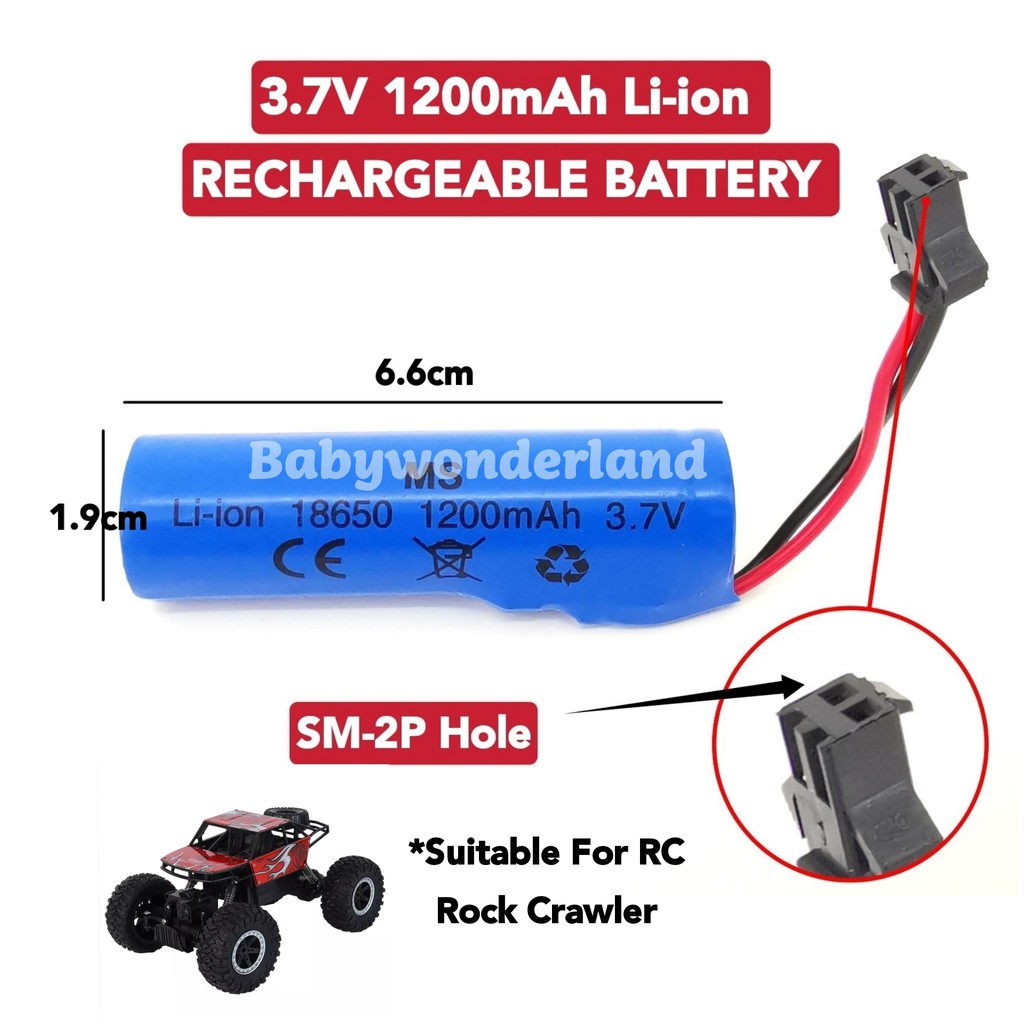 Bateri Kereta Kontrol RC Remote Control Car Rechargeable Battery USB ...