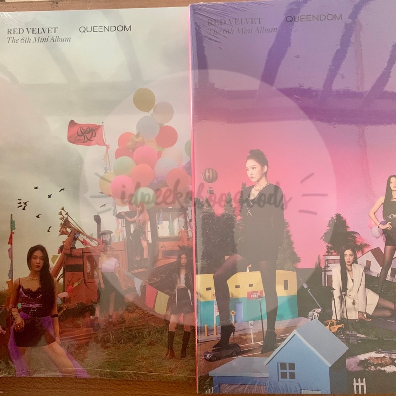Red VELVET - QUEENDOM THE 6TH MINI ALBUM PHOTOBOOK & CASE VERSION ...