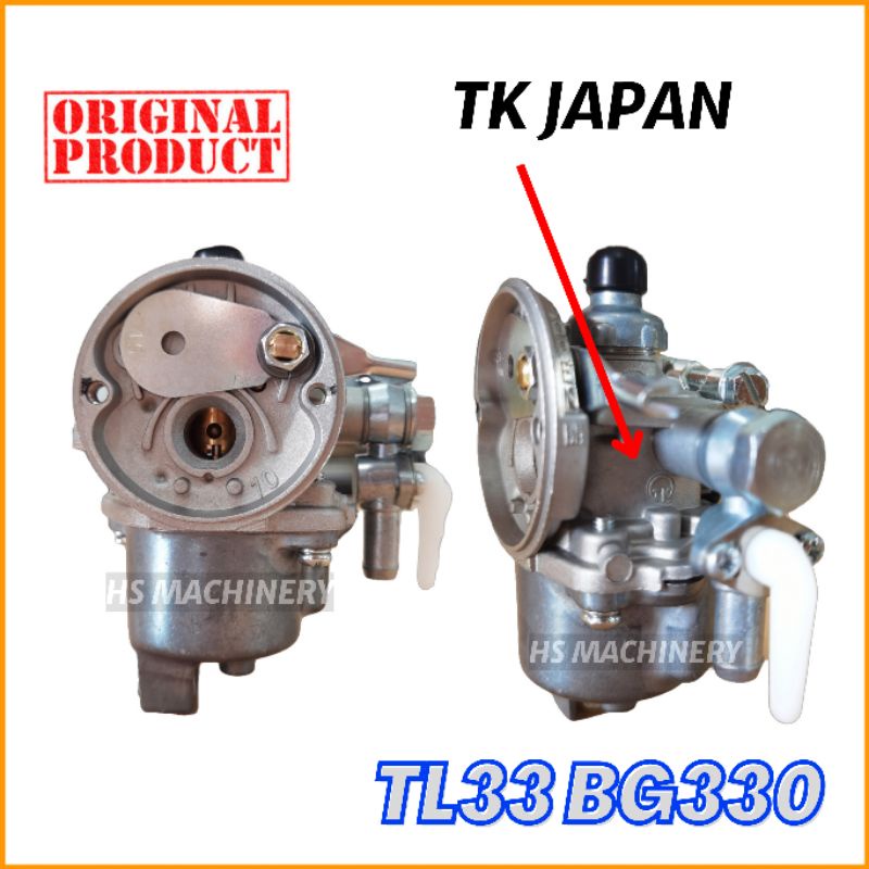 Original TK Japan Teikei TL33 BG330 Grass Cutter Brush Cutter Carburetor Mesin Rumput | Shopee ...