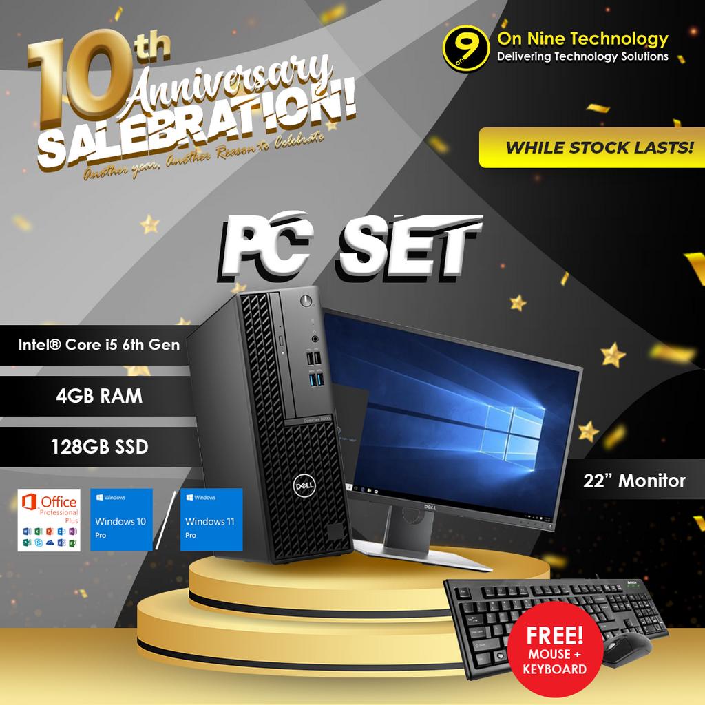 Cheapest!!! (Free Monitor 22", Keyboard & Mouse) PC Set i5-6th 4+128GB ...