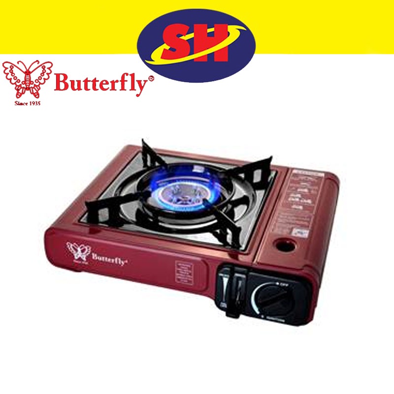 [𝐒𝐀𝐌𝐄 𝐃𝐀𝐘 𝐃𝐄𝐋𝐈𝐕𝐄𝐑𝐘] Butterfly Portable Dapur Gas Stove 火爐 BPG-168 (2 ...