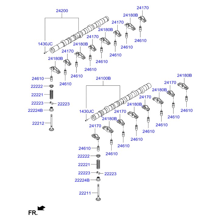 Genuine Kia Motors/Hyundai Cam Follower ASSY for Hyundai Grand Starex ...