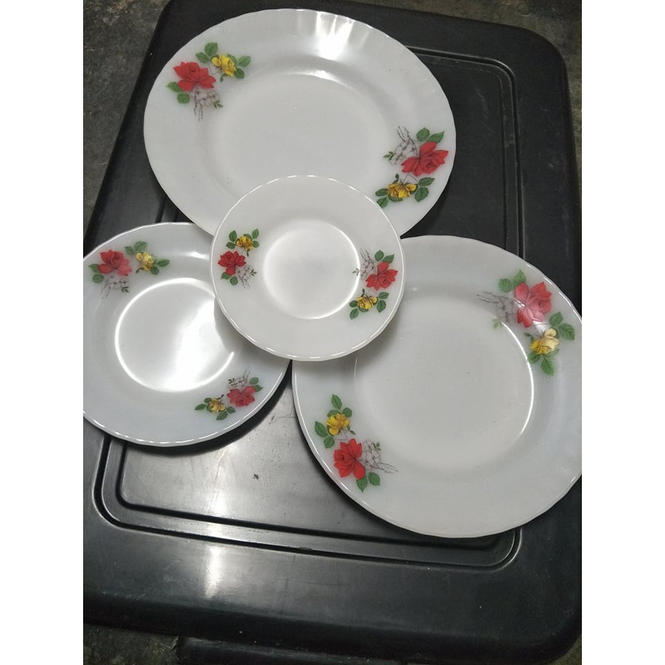 BARANG LAMA PIRING PYREX X 4PCS | Shopee Malaysia