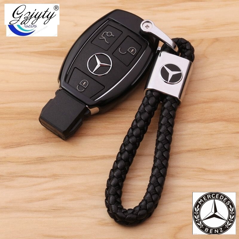 Benz benz Key Leather Case Bag Key Ring Case Buckle AMG GT63S 63 C118 ...
